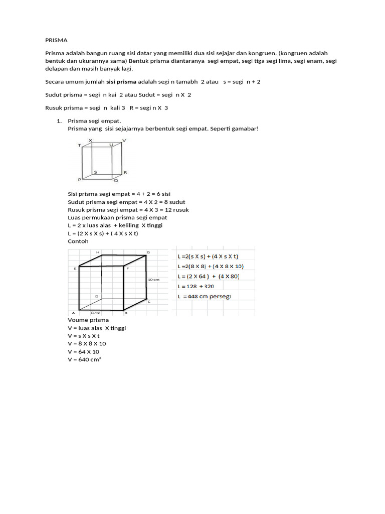 Menghitung Prisma | PDF