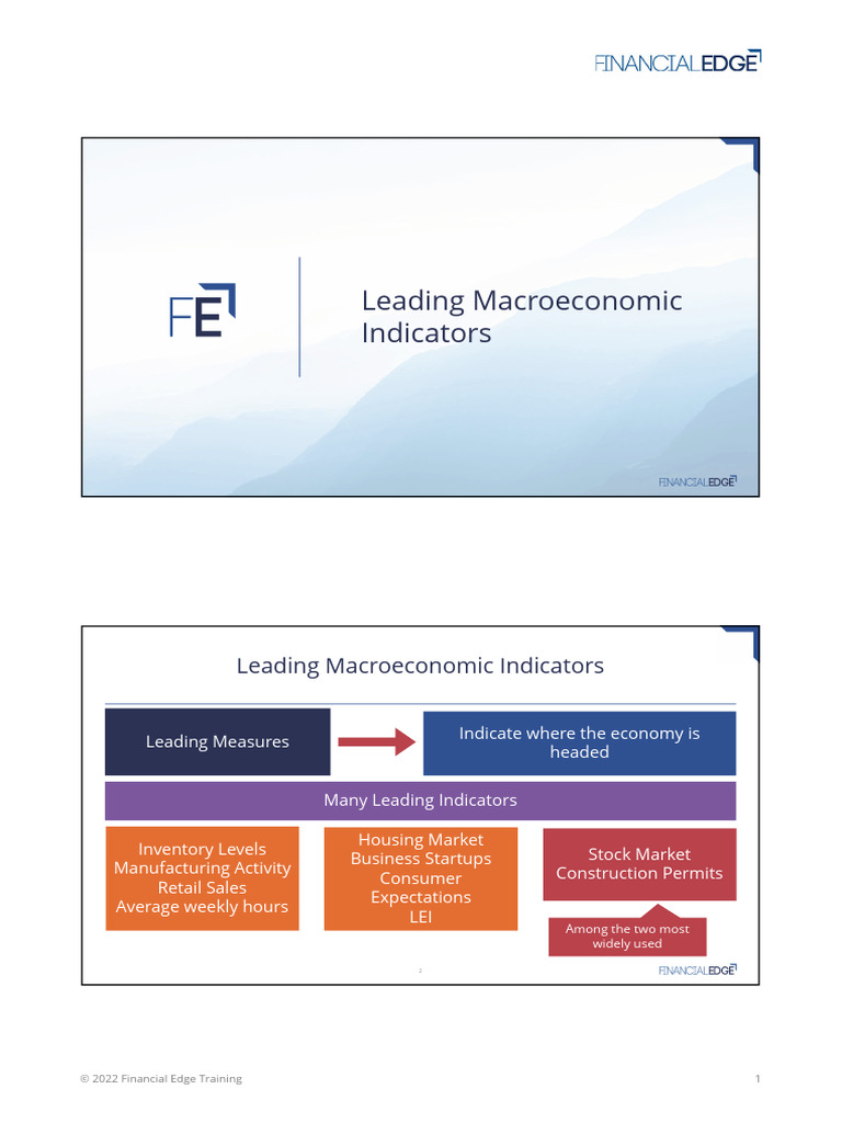 Understanding Key Economic Indicators | PDF