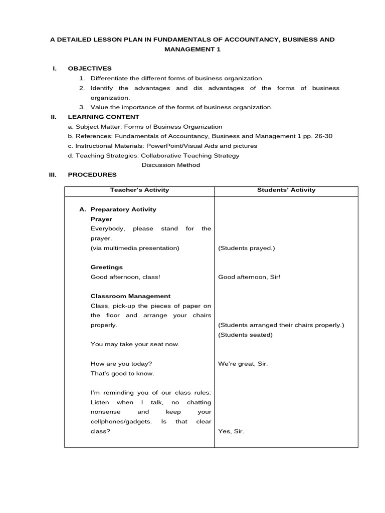 DepEd Lesson Plan EDITED | PDF