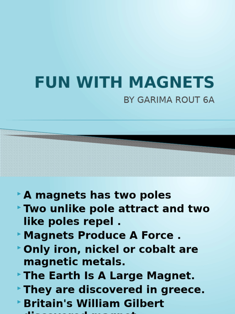 Fun With Magnets | PDF