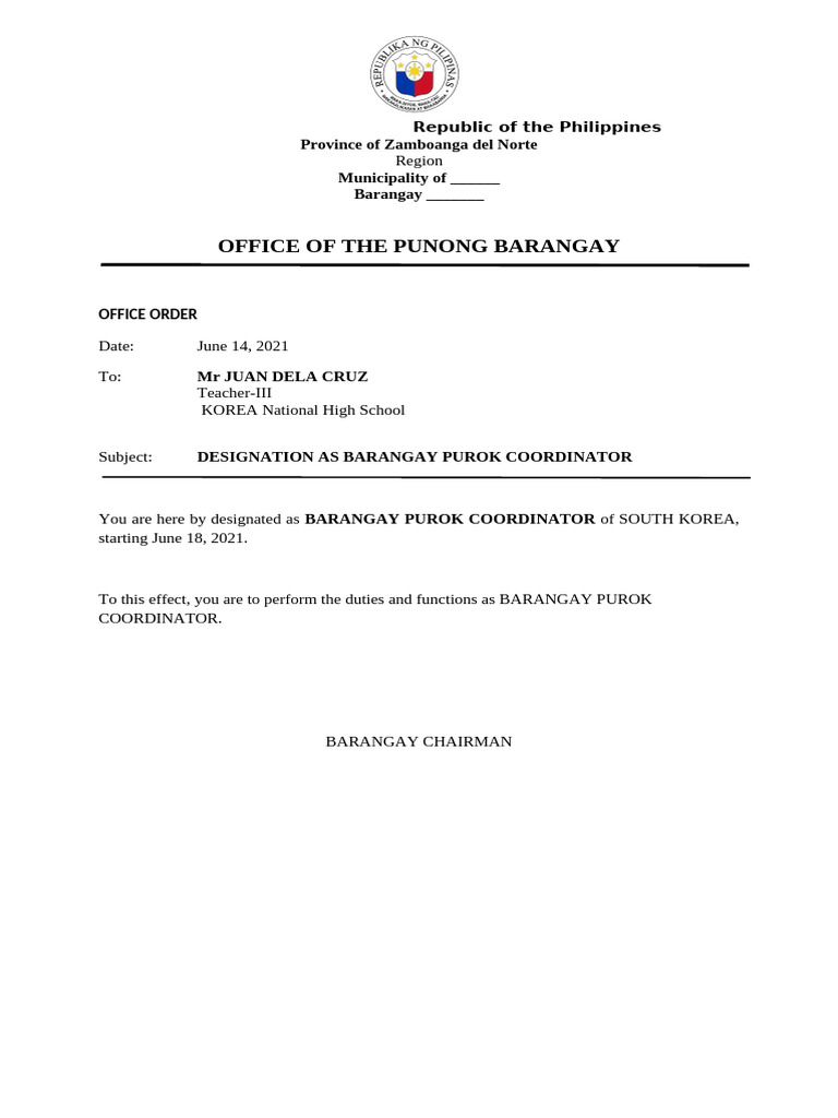 Designation Order | PDF