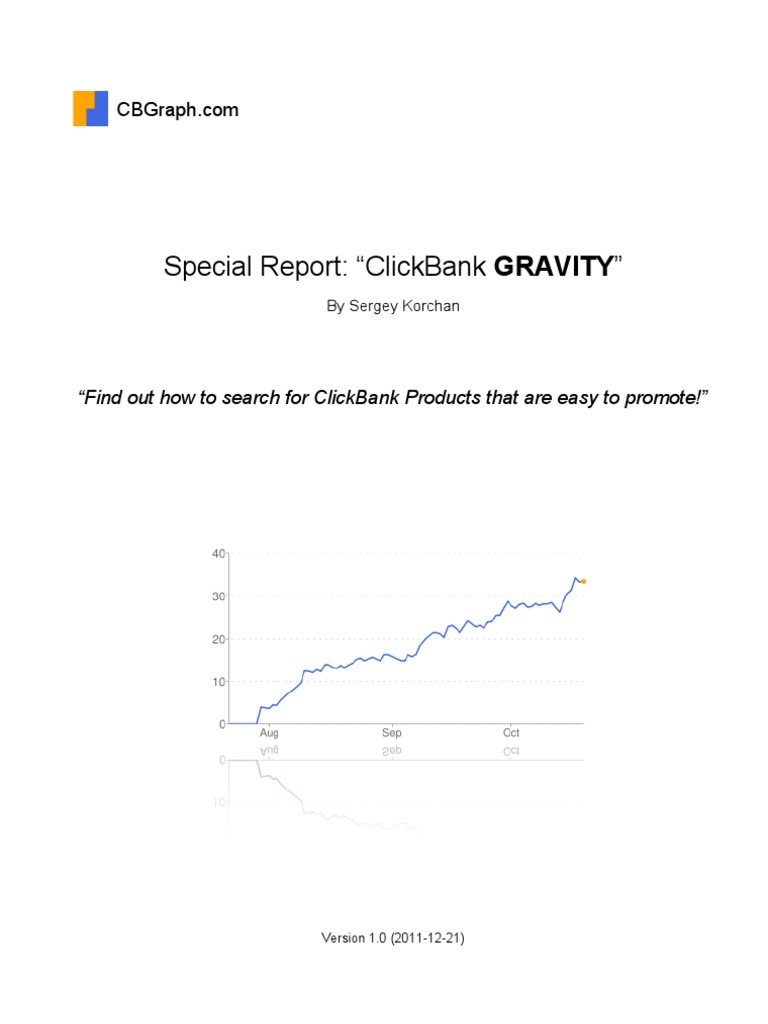 Clickbank Gravity | PDF | Sales | Copyright
