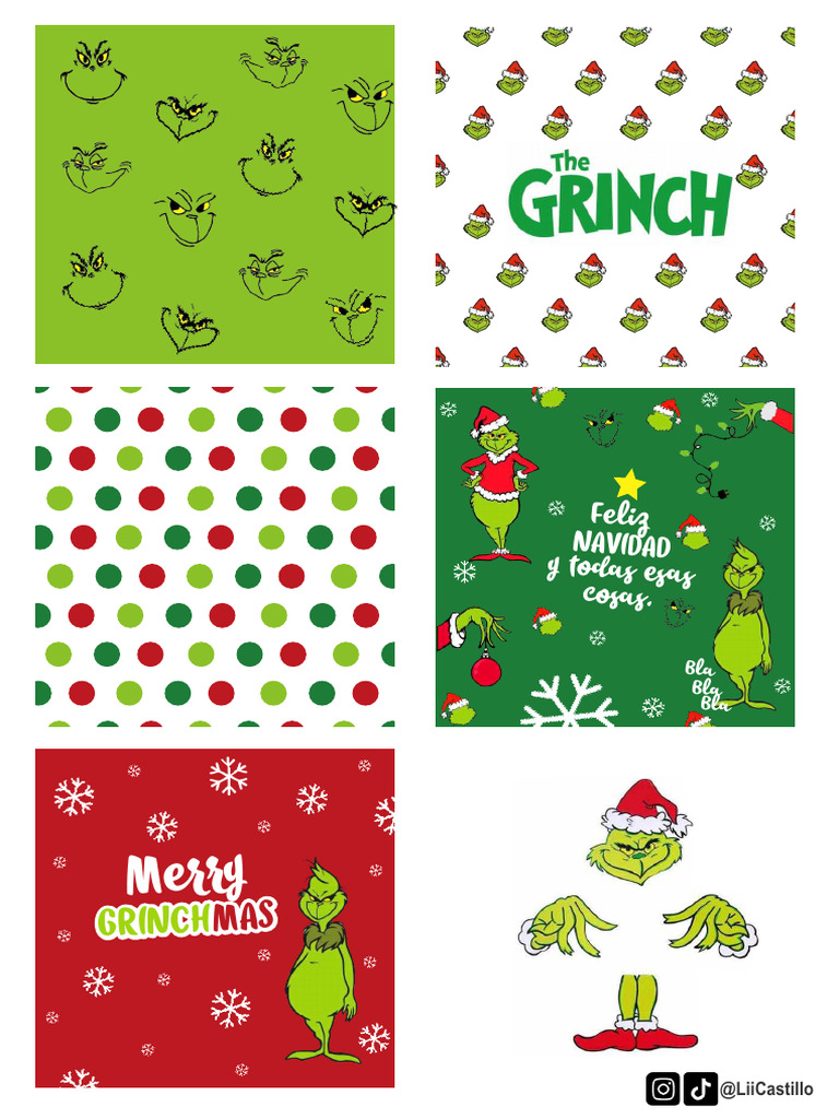 MOLDE - Grinch Caja Sorpresa | PDF