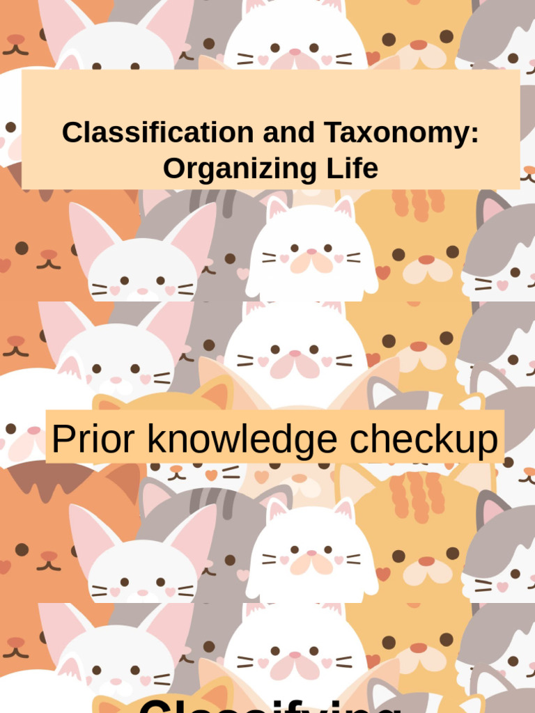 Classification and Taxonomy | PDF