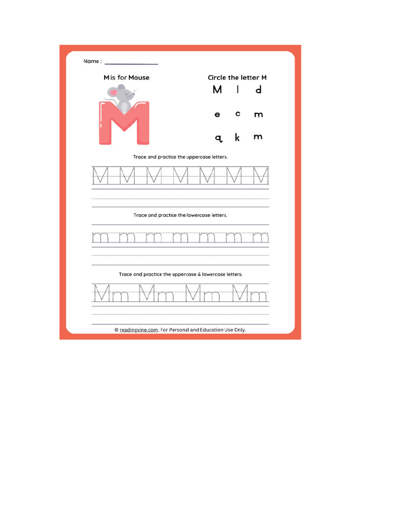 LETTER MM | PDF