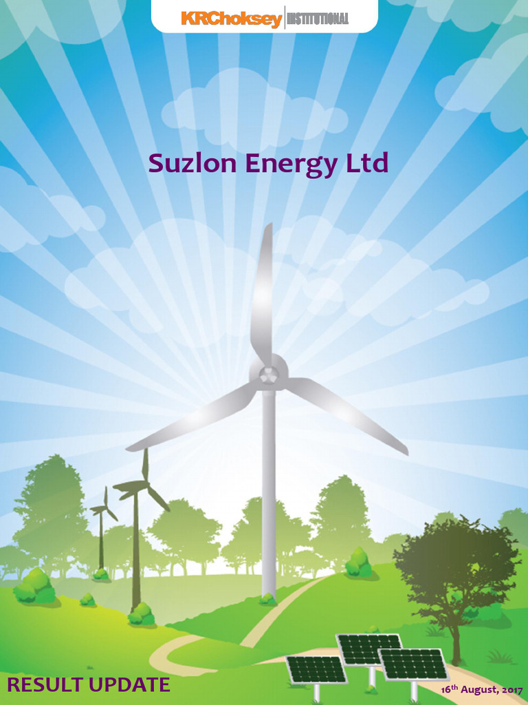Suzlon Energy 210817 | PDF