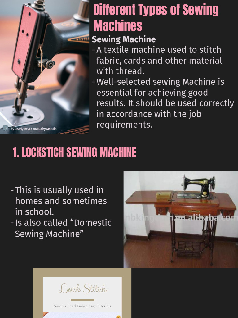 A Guide To Sewing Machines | PDF