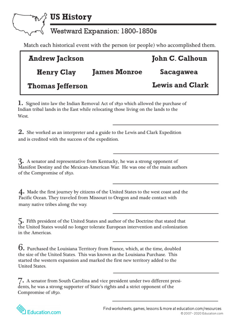 Class 1 Us-History-Westward-Expansion | PDF