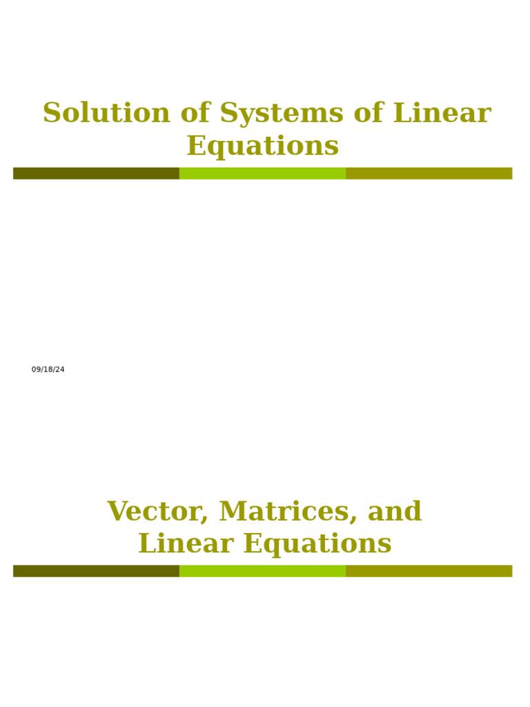 Gauss Elimination | PDF