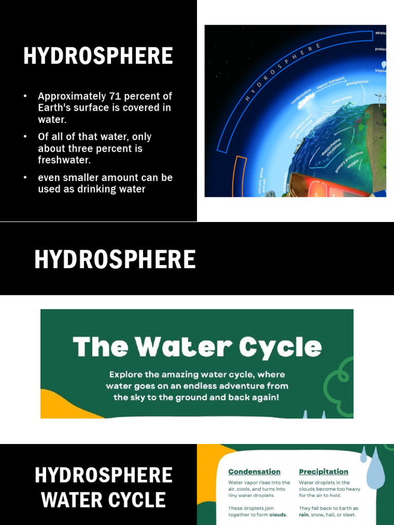 ES Lesson 2 Earth Systems HYDRO BIO | PDF