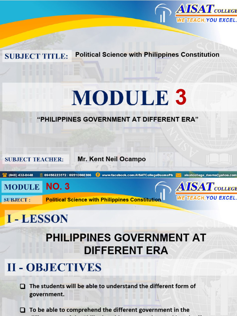 SEM1 Module3 SocSci Ppt 2022 | PDF