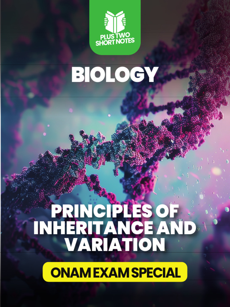 Class 12 Inheritance & Variation Notes | PDF | Dominance (Genetics ...