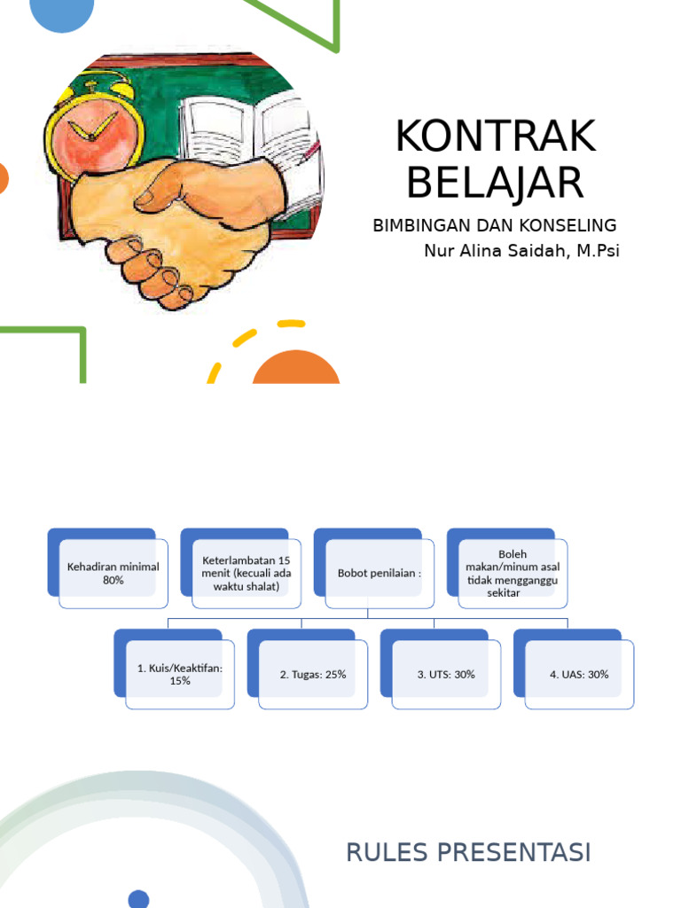 Kontrak Belajar | PDF