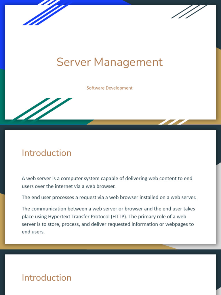 Strath Server Management | PDF | World Wide Web | Internet & Web