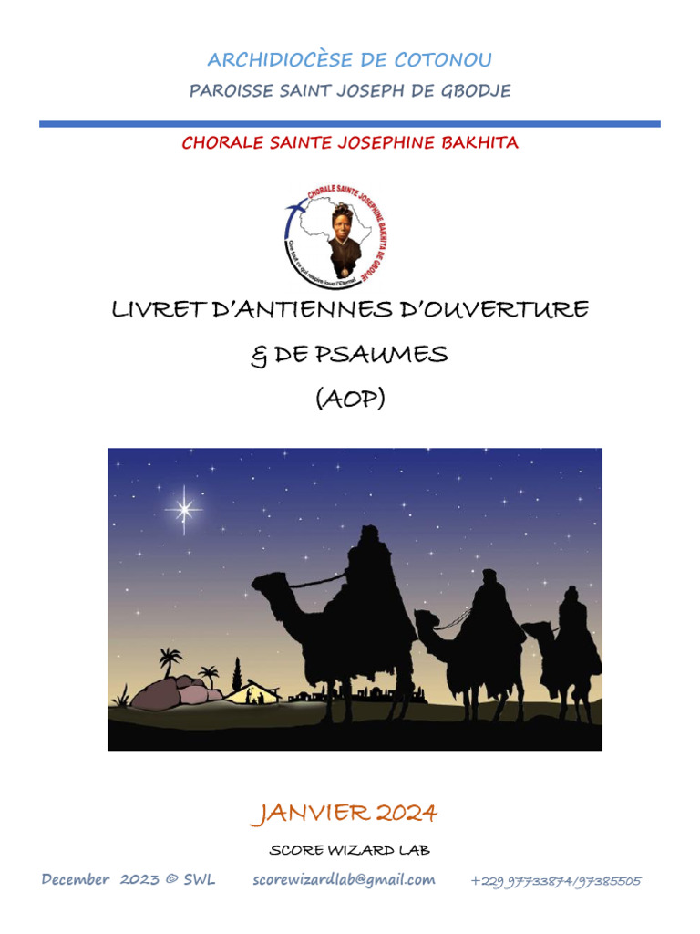 Livret Aop Janvier 2024 | PDF