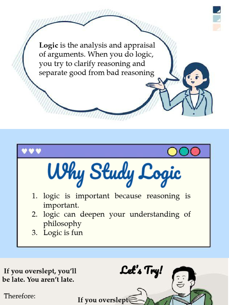Lesson 2_ Introduction to Logic | PDF Lesson 2_ Introduction to Logic | PDF