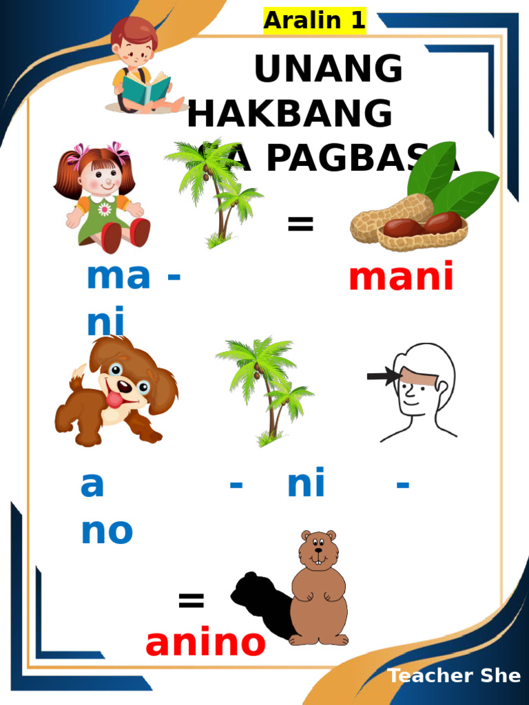 Unang Hakabang Sa Pagbasa | PDF