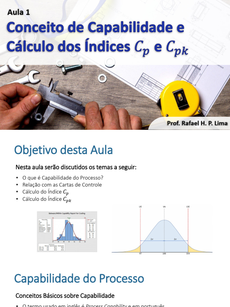 1 - Capabilidade-Conceito CP e CPK | PDF