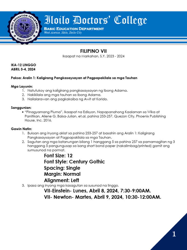 Filipino 7 Module April 3 4 2024 | PDF