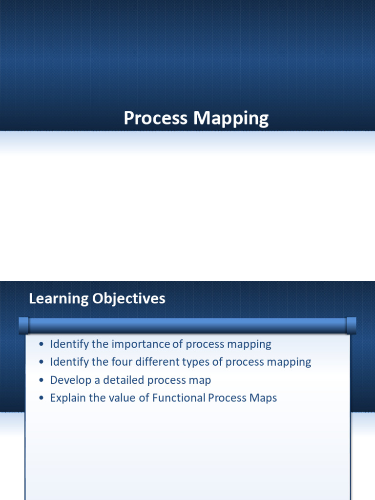 Process Mapping | PDF