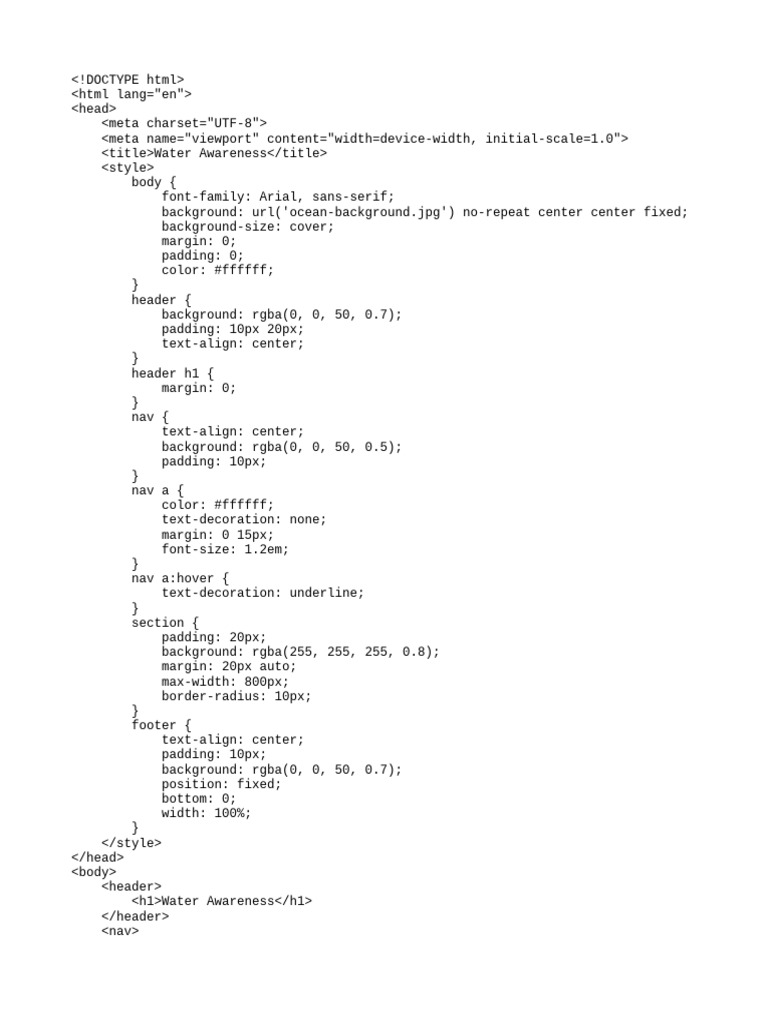 !Doctype .HTML | PDF