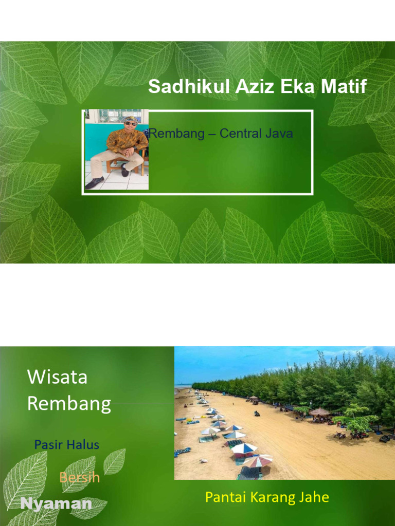 Latihan Promosi Wisata_Sadhikul Aziz Eka Matif | PDF Latihan Promosi Wisata_Sadhikul Aziz Eka Matif | PDF