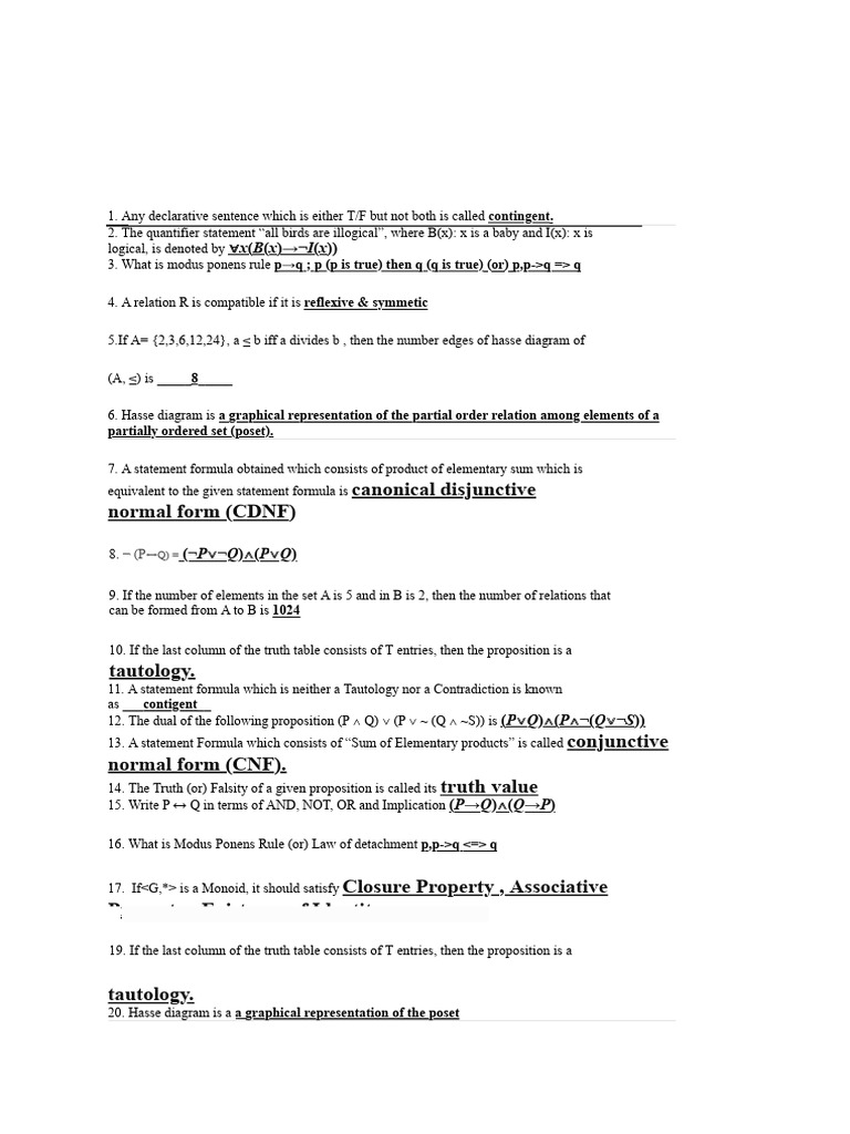 Canonical Disjunctive Normal Form (CD F) : X B X I X | PDF