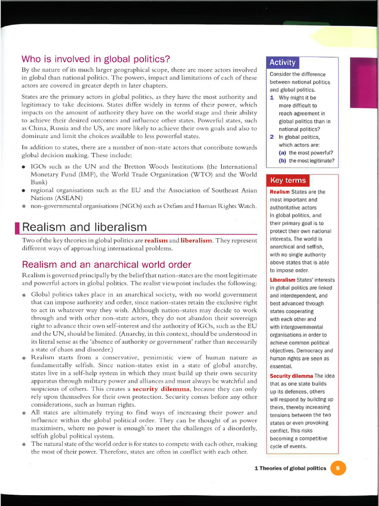 Realism Handout | PDF