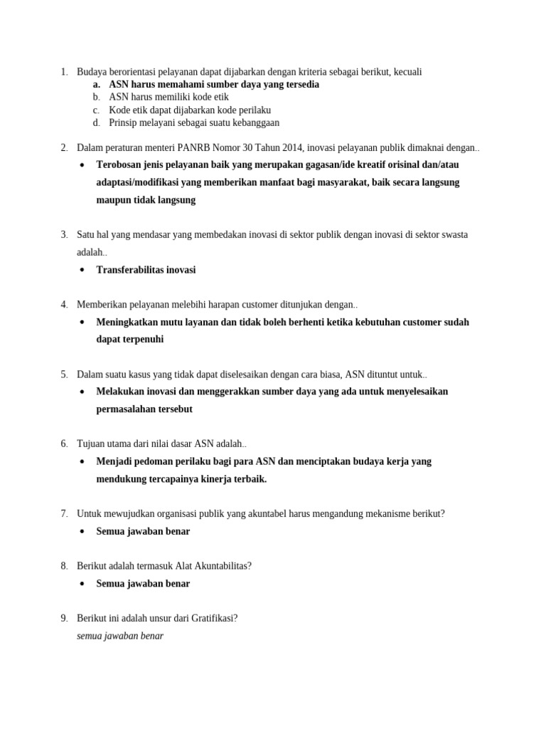 Pre Test MOOC | PDF