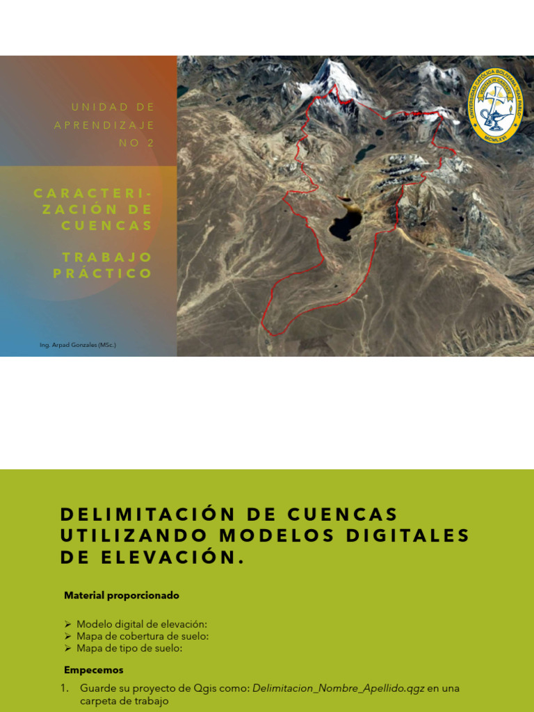 Presentación 2b. Delimitacion de Cuencas | PDF