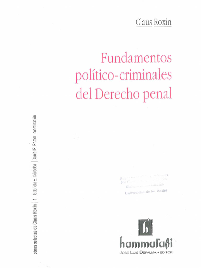 Roxin_ Claus. ¿Es la protección de bienes juridicos una finalidad del ...