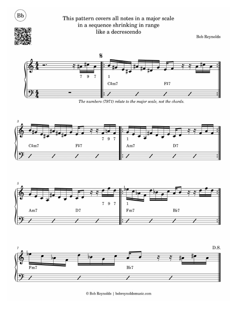 Major Scale Pattern 01.01 | PDF