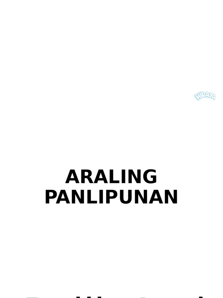 ArPan Aralin 7 | PDF