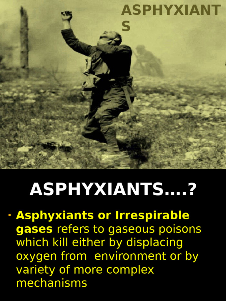 Asphyxiants (Complete) | PDF