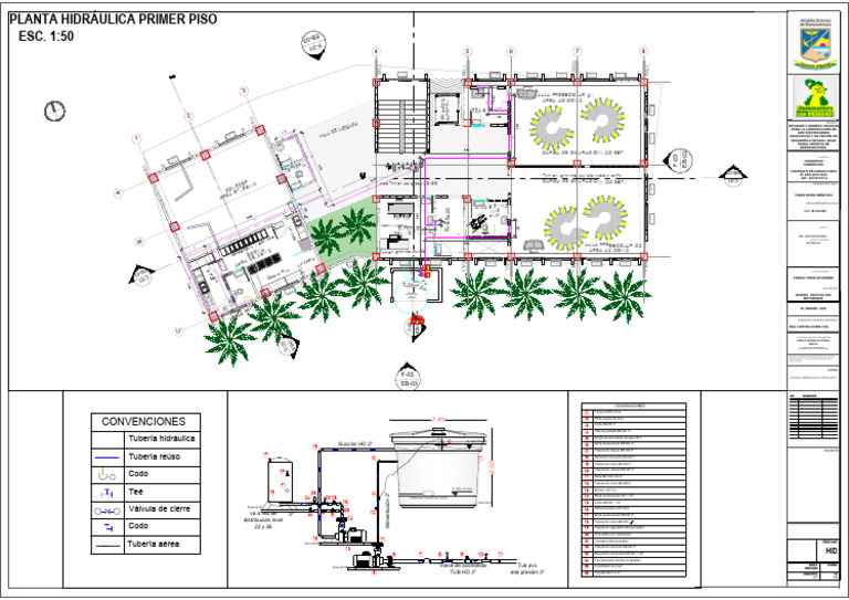Planos Hidrosanitarios Cdi H-01 | PDF