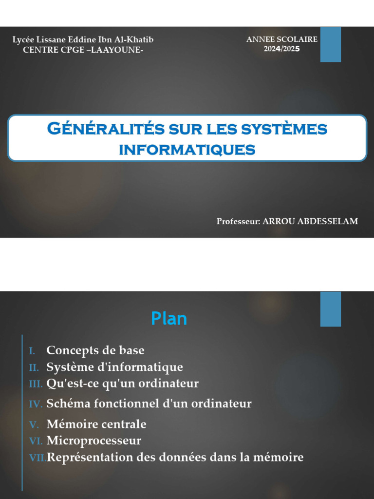 Cours - Structure de Base D'informatique | PDF