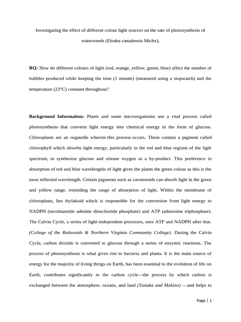 Bio_IA (Final Draft) | PDF