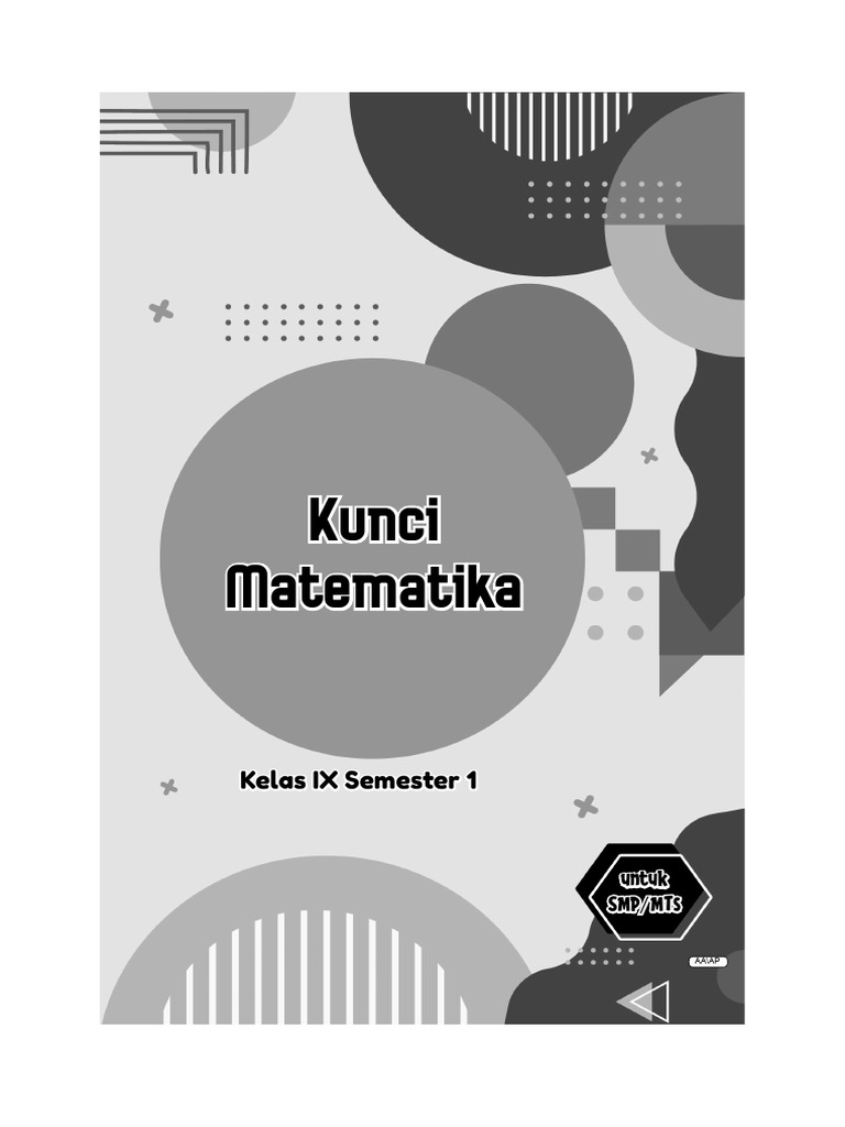 Kunci Matematika 9 | PDF