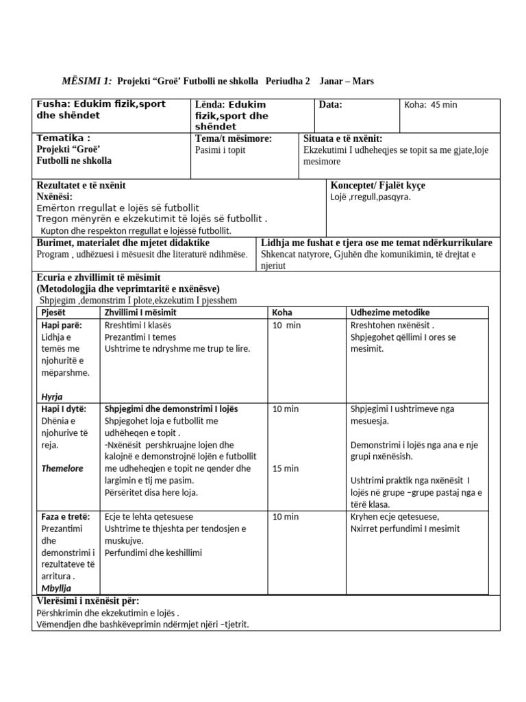 Ditar Eduk Fiz KL 3 Perudh 2 | PDF