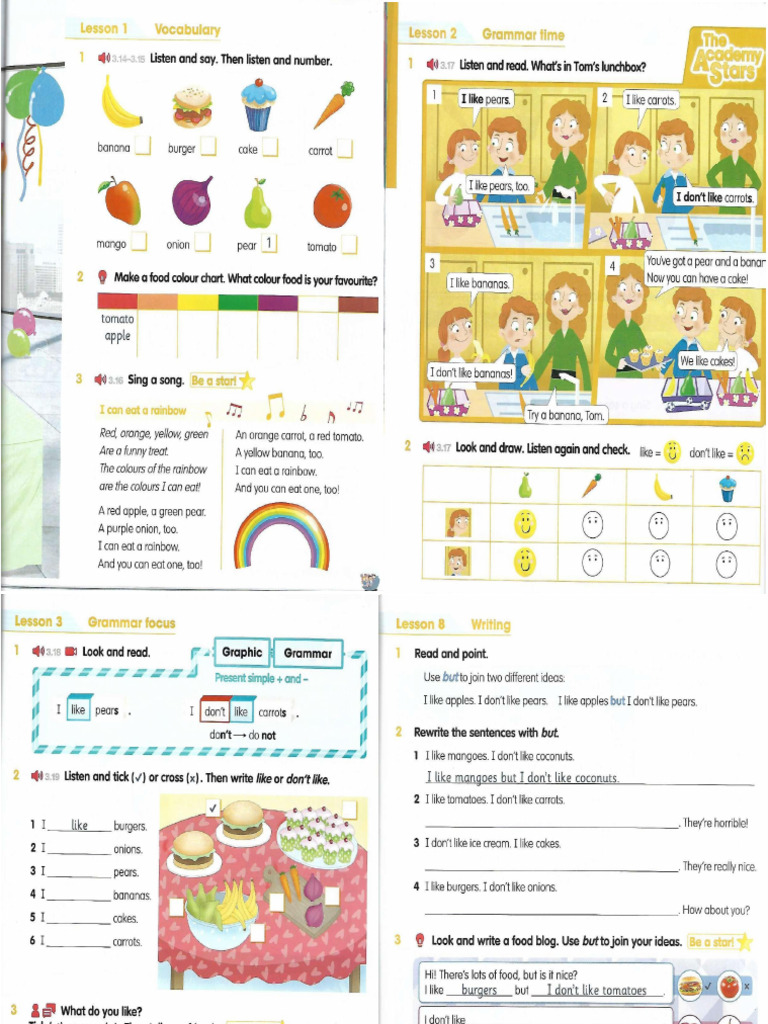 Foods - 3rd Grade | PDF