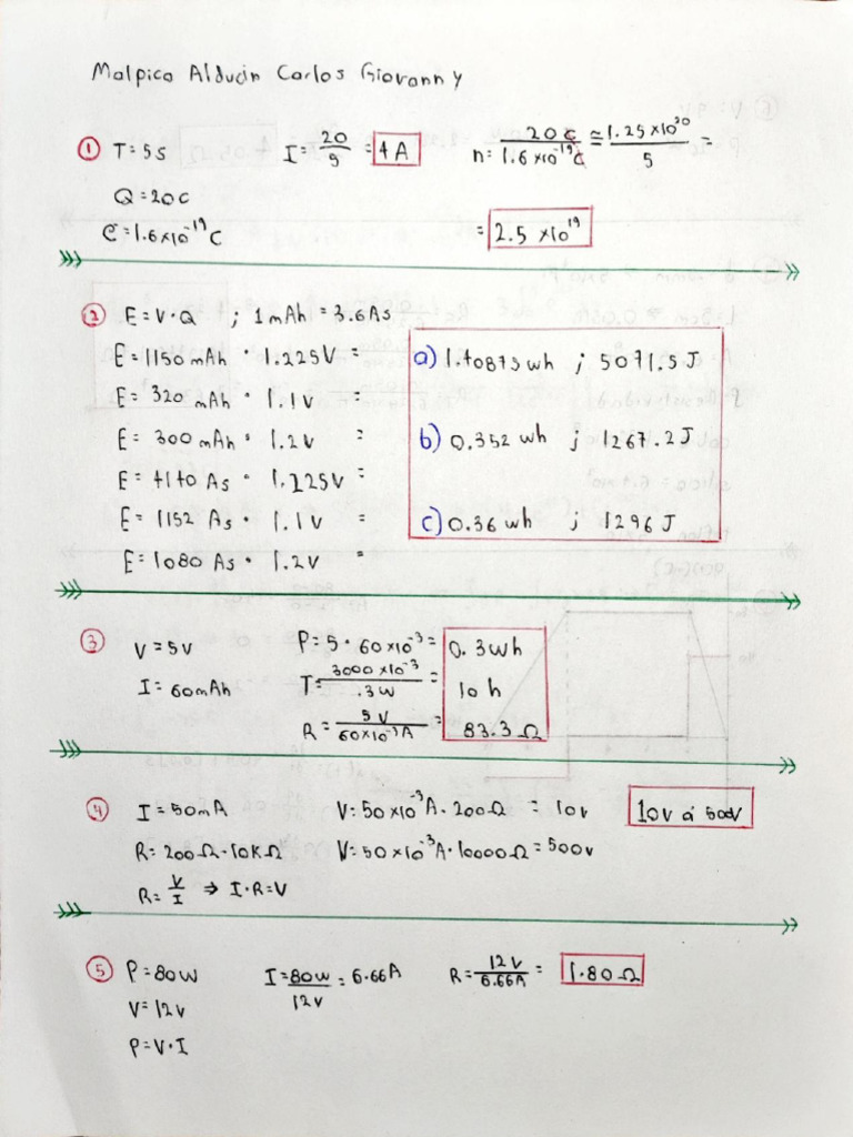 tarea 1 ejercicios de conceptos básicos | PDF