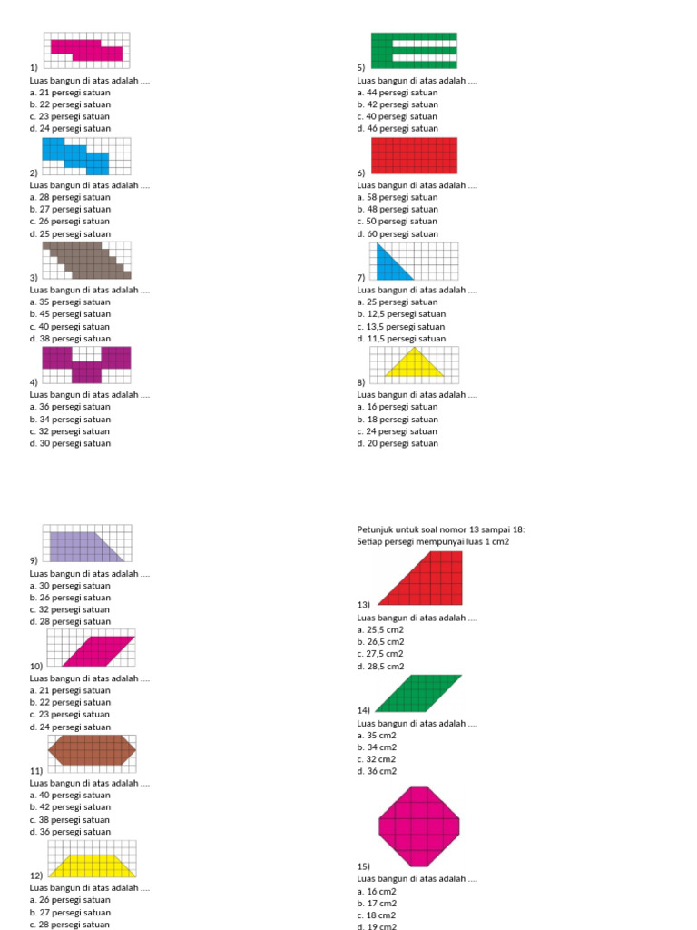 Soal Matematika Kelas 4 Semester 2 | PDF