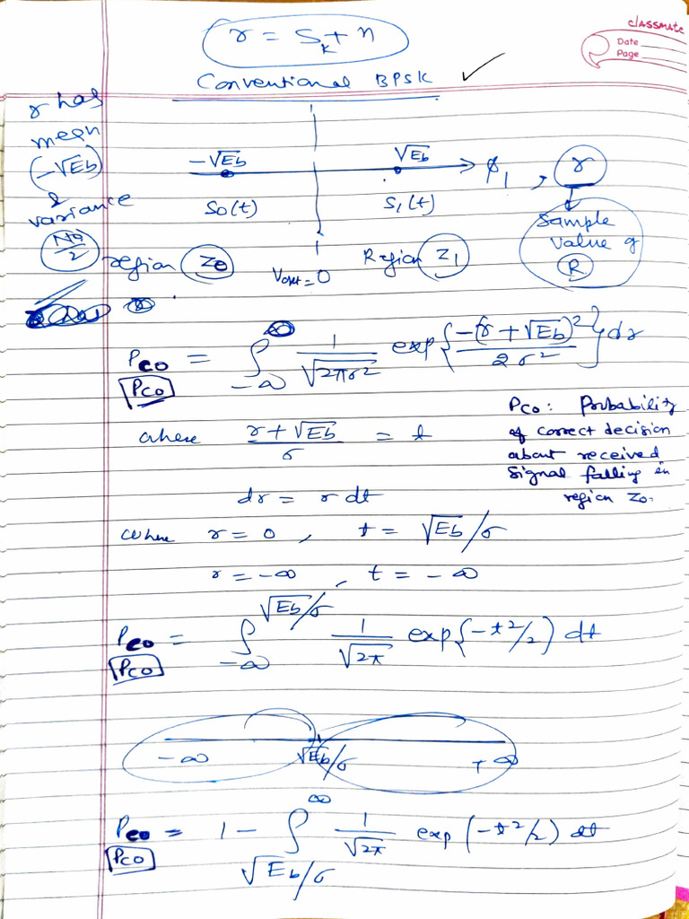 Lecture 56 DC BPSK BFSK QPSK Second Approach | PDF