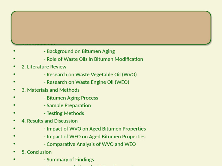 Eco Friendly Table of Contents Presentation | PDF