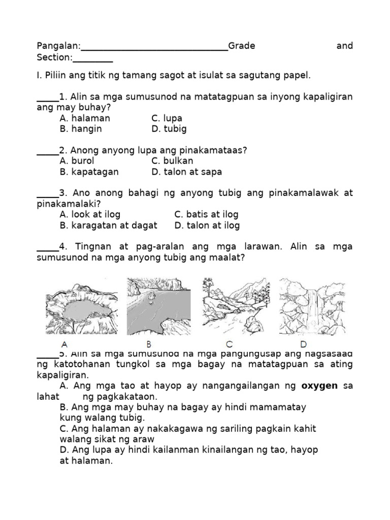 Q4 ST 1 GR.3 Science With Tos | PDF