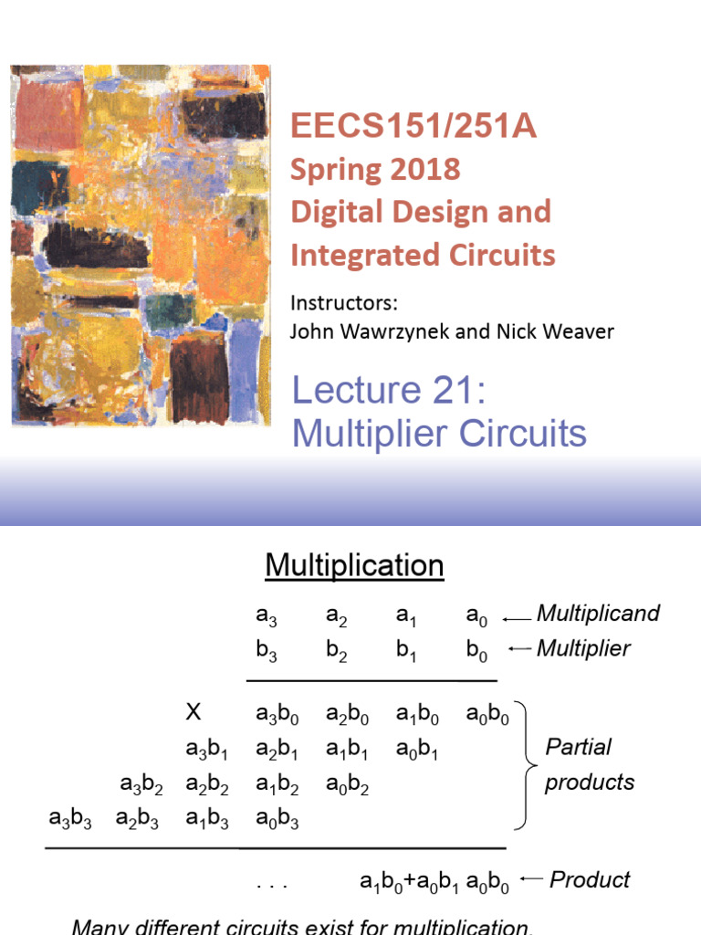 Multiplier | PDF | Computer Engineering | Computer Architecture