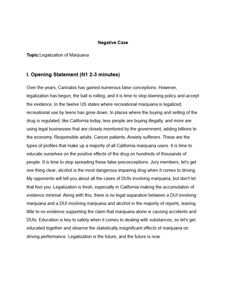 Sample Negative Case | PDF