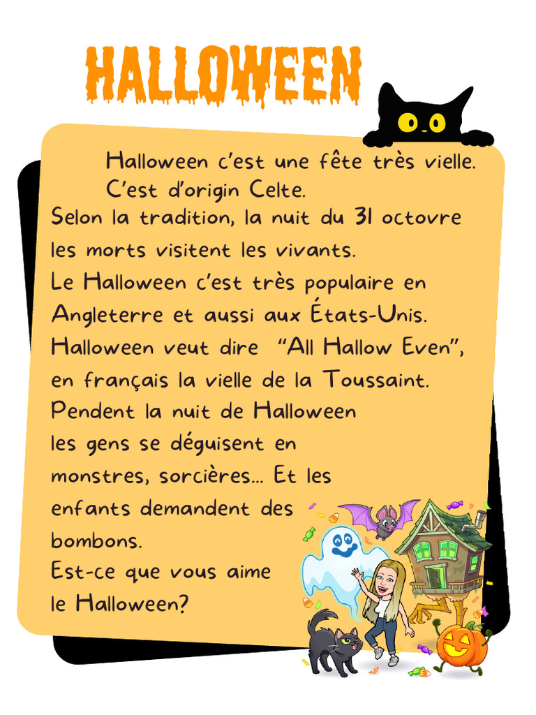 Halloween en Français | PDF