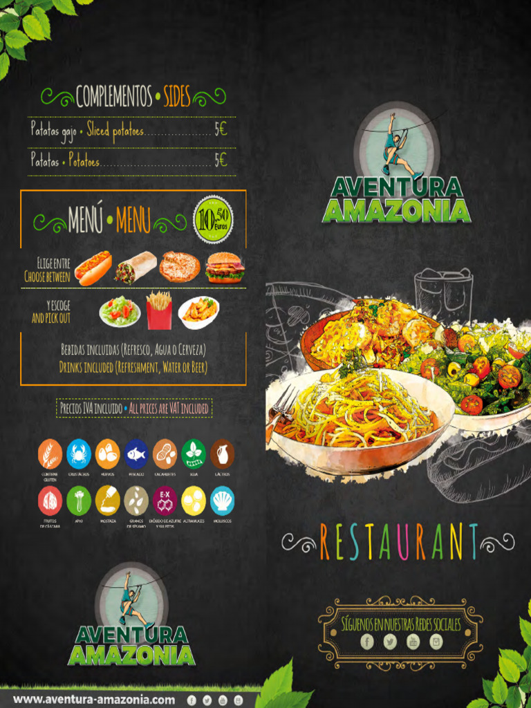 Menu Amazonia Marbella | PDF