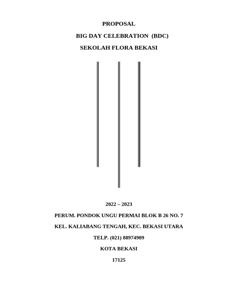 Proposal Kegiatan BDC Final.2022 | PDF